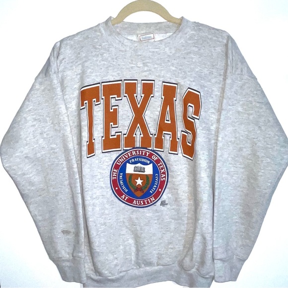 Vintage | Shirts | Vintage University Of Texas Tultex Xl Crewneck ...